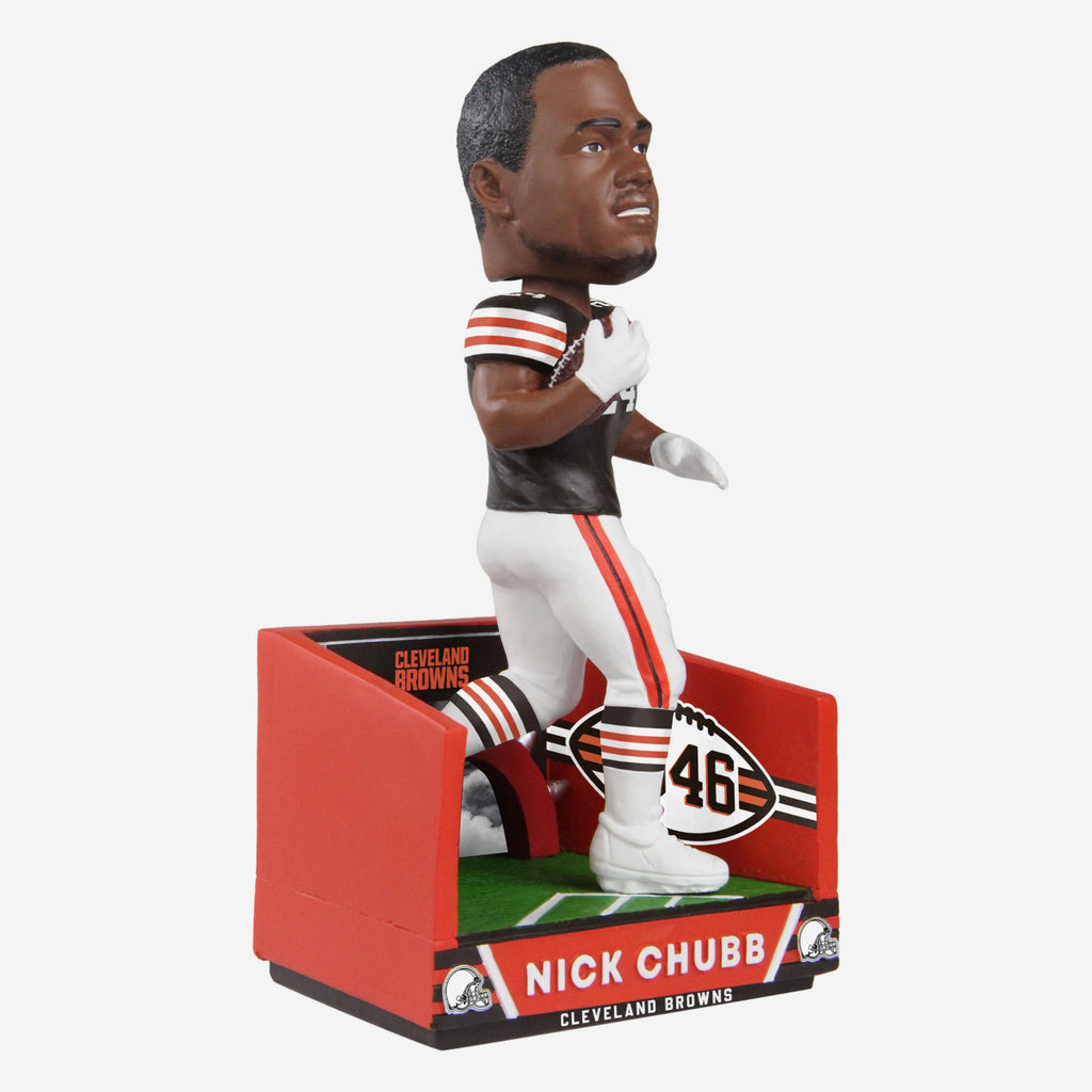 Nick Chubb Cleveland Browns Tunnel Entrance Bobblehead FOCO