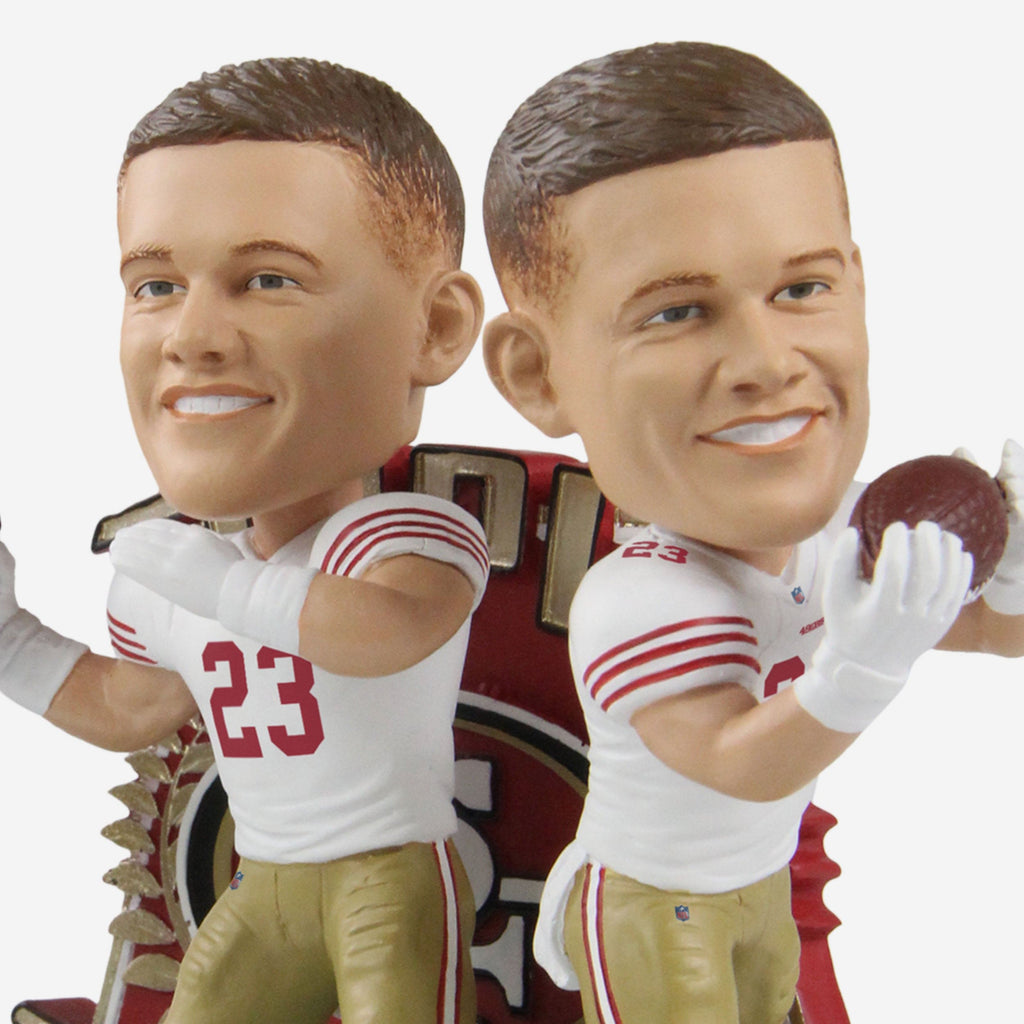 Christian McCaffrey San Francisco 49ers Triple Threat Bobblehead FOCO