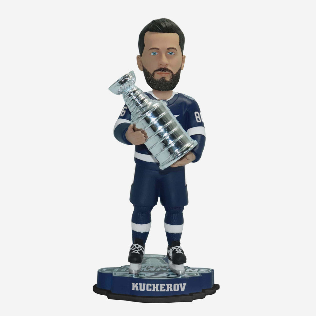 Nikita Kucherov Tampa Bay Lightning 2021 Stanley Cup Champions Bobbleh FOCO
