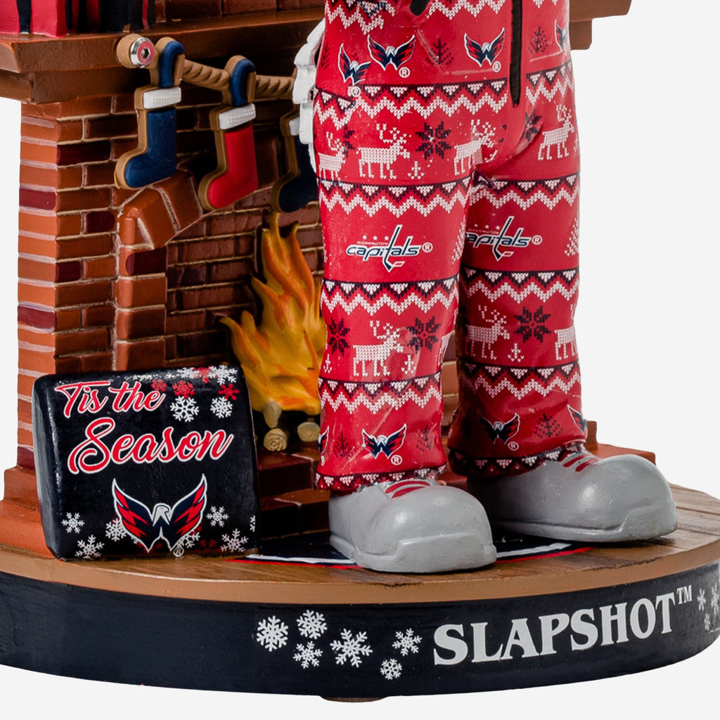 Slapshot Washington Capitals Holiday Mascot Bobblehead FOCO