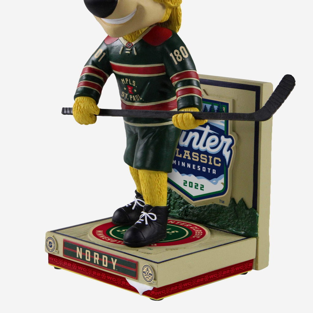 Nordy Minnesota Wild Mascot 2022 Winter Classic Bobblehead FOCO