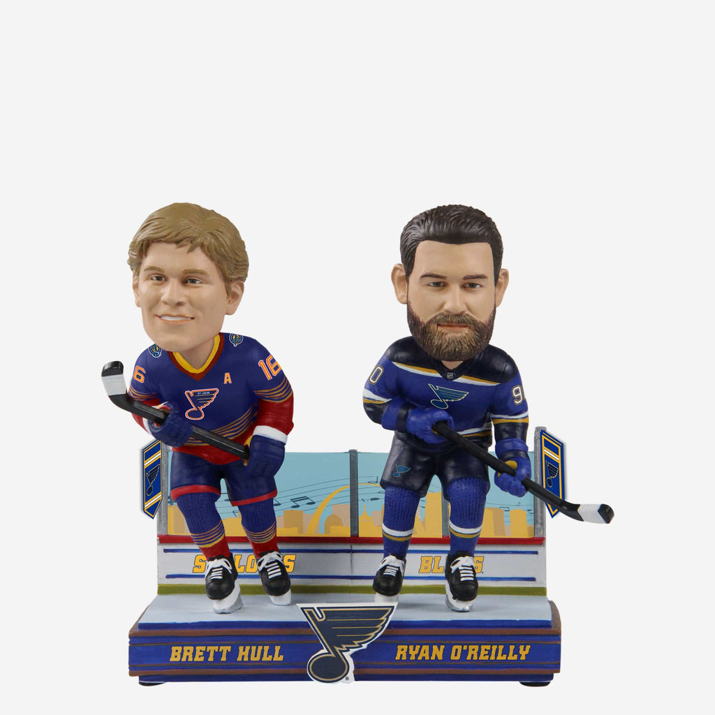 Brett Hull & Ryan O'Reilly St Louis Blues Then And Now Bobblehead FOCO