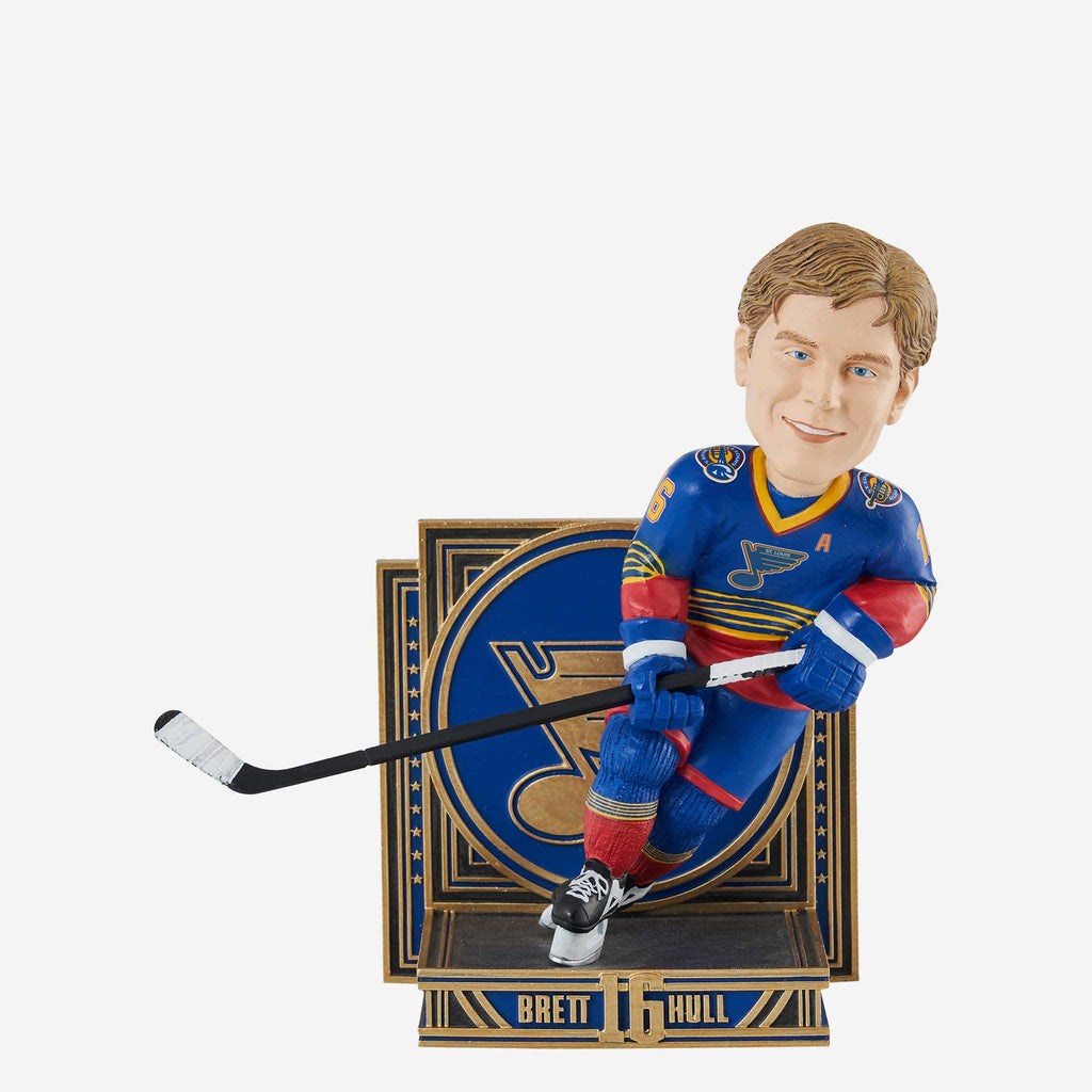Brett Hull St Louis Blues Career Retrospective Bobblehead FOCO