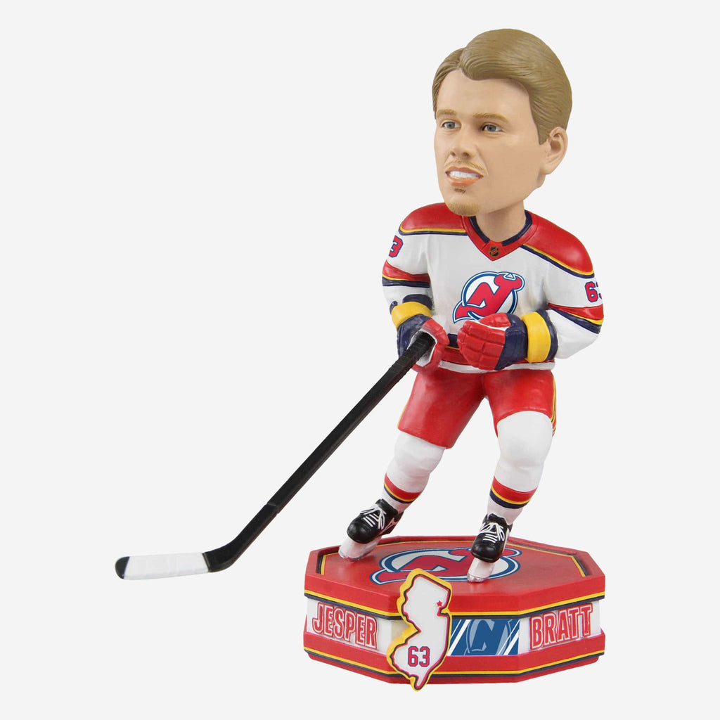 Jesper Bratt New Jersey Devils Reverse Retro Jersey Bobblehead FOCO