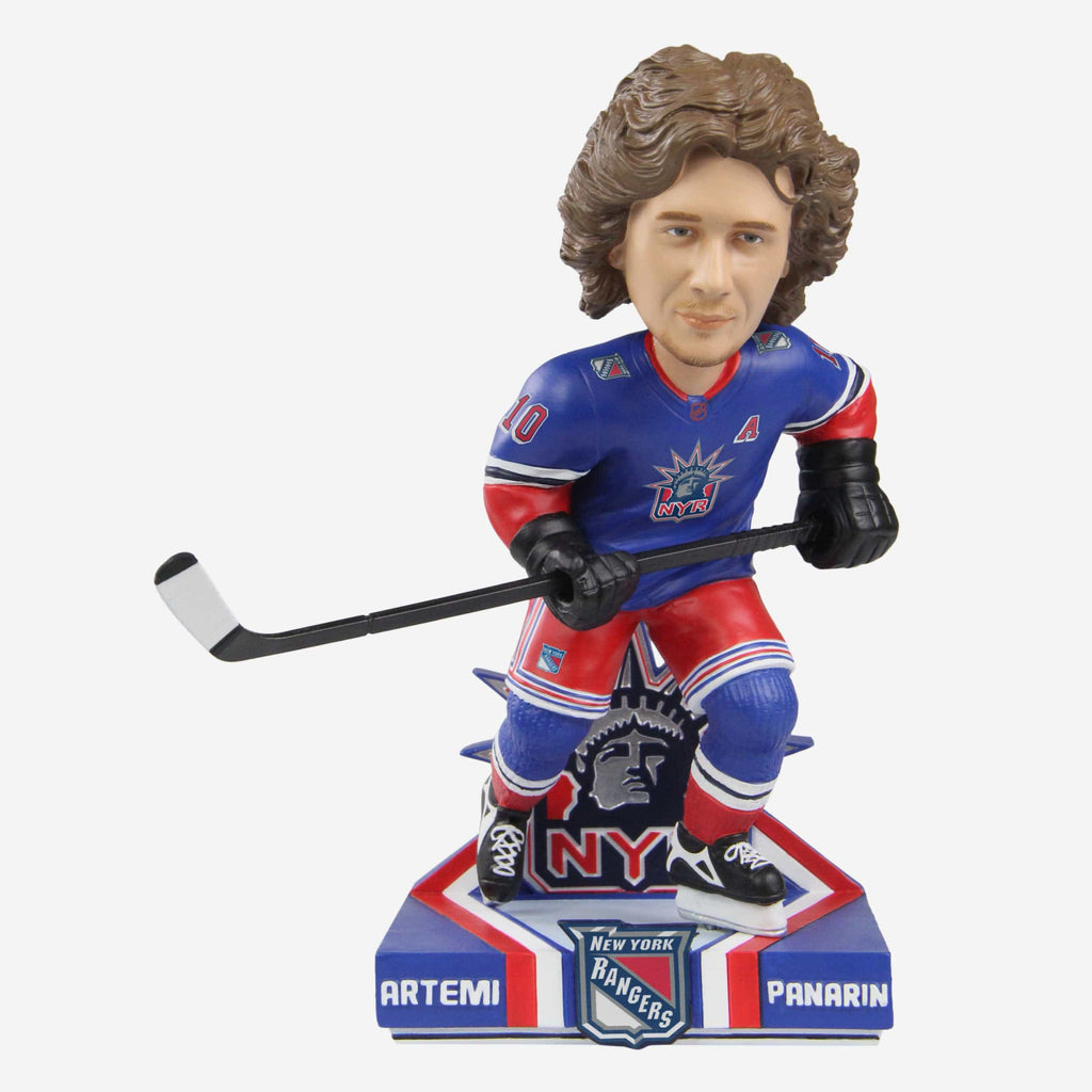 Artemi Panarin New York Rangers Reverse Retro Jersey Bobblehead FOCO