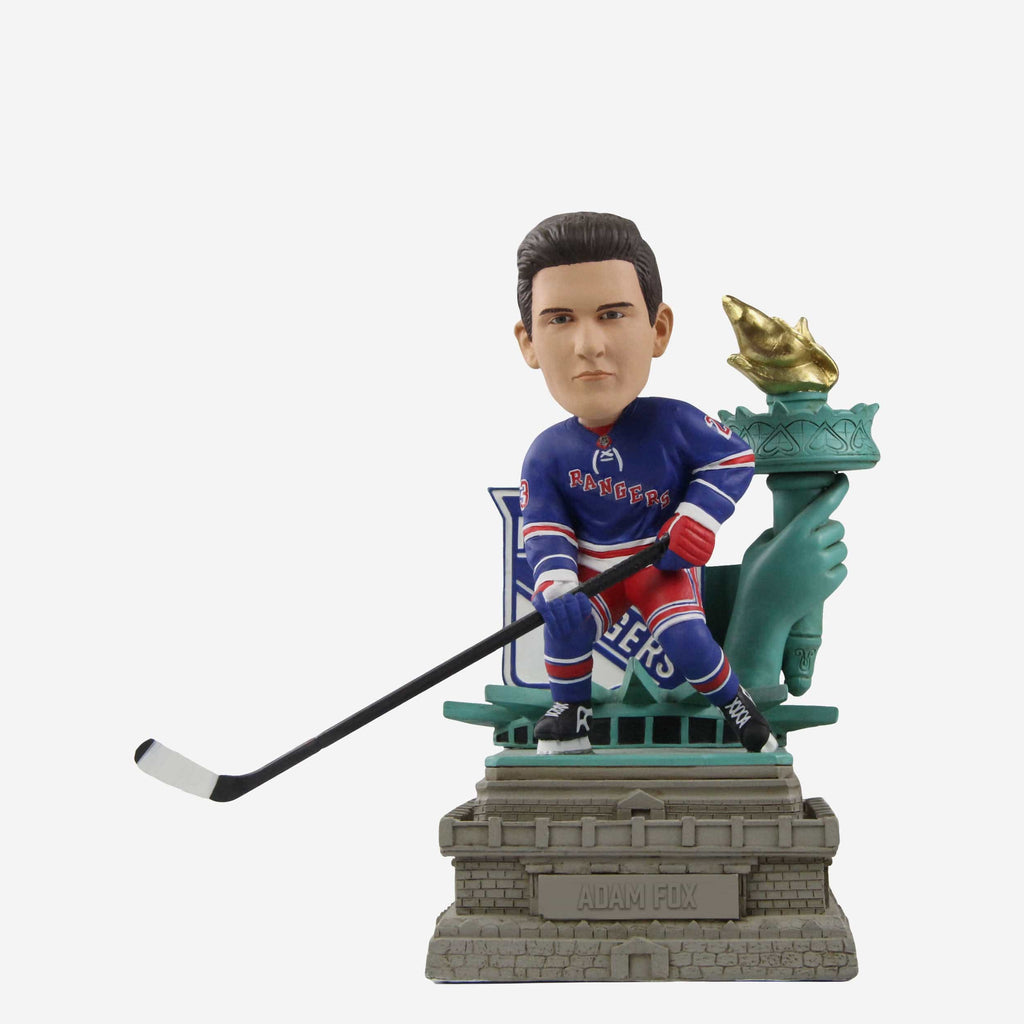 Adam Fox New York Rangers Statue Of Liberty Bobblehead FOCO