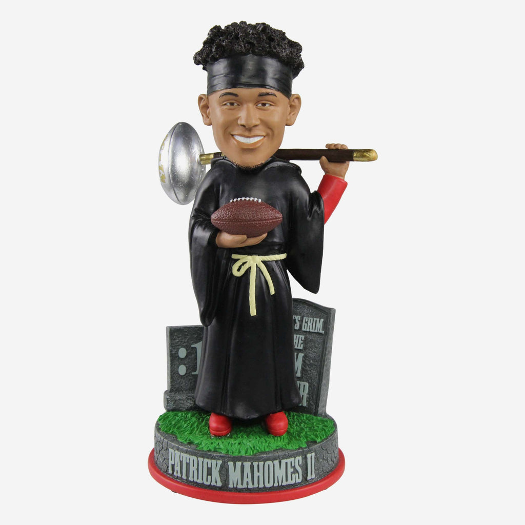 Patrick Mahomes Grim Reaper Bobblehead FOCO