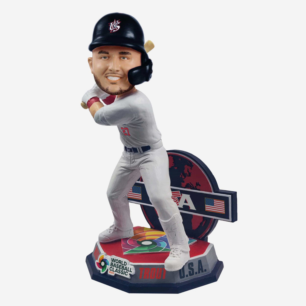 Mike Trout USA 2023 World Baseball Classic Bobblehead FOCO