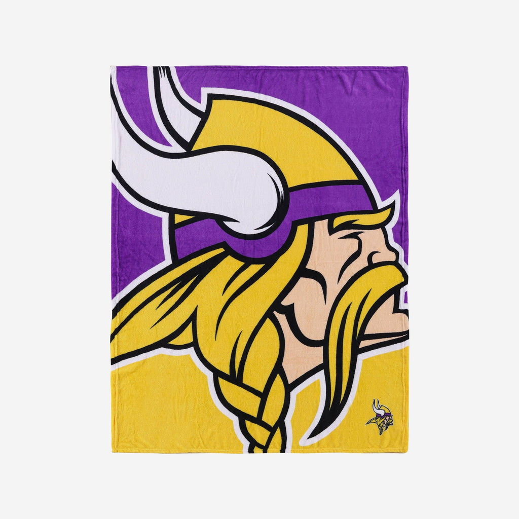 Minnesota Vikings Supreme Slumber Plush Throw Blanket FOCO
