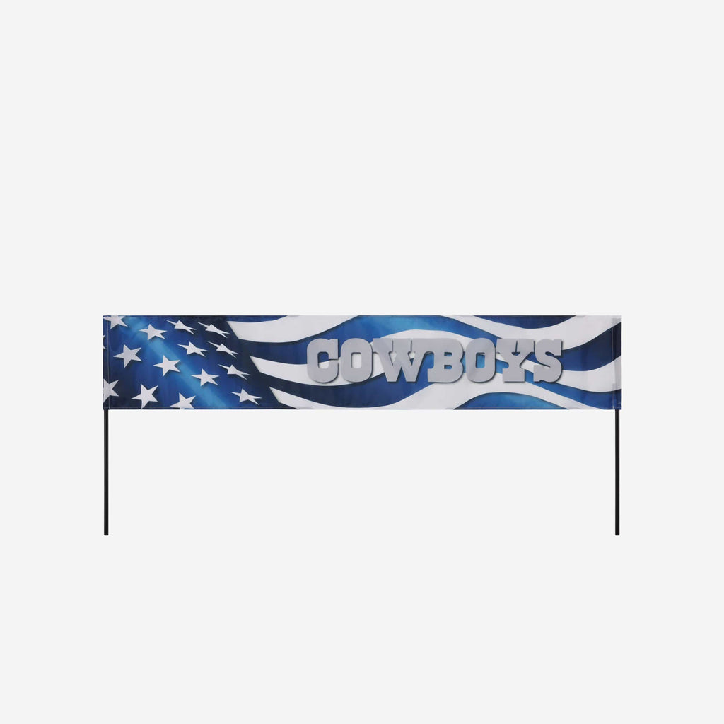 Dallas Cowboys Long Lawn Banner FOCO