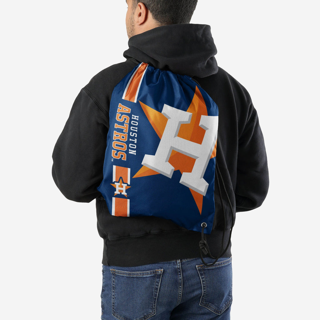 Houston Astros Big Logo Drawstring Backpack FOCO