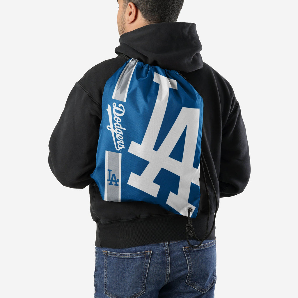 Los Angeles Dodgers Big Logo Drawstring Backpack FOCO