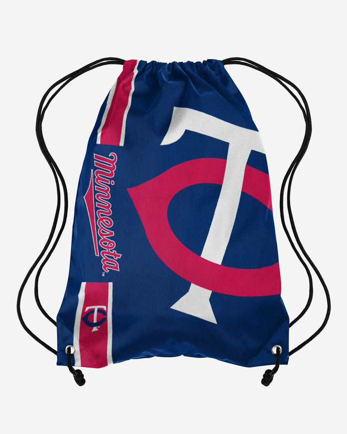 Minnesota Twins Big Logo Drawstring Backpack FOCO