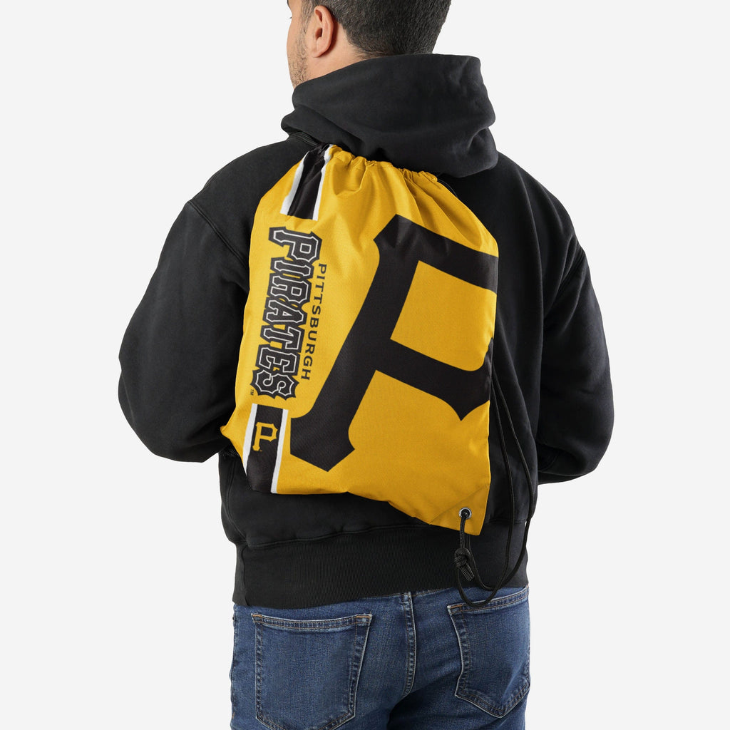 Pittsburgh Pirates Big Logo Drawstring Backpack FOCO
