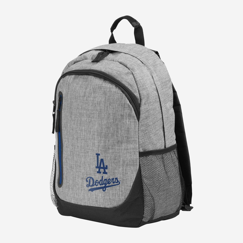 Los Angeles Dodgers Heather Grey Bold Color Backpack FOCO