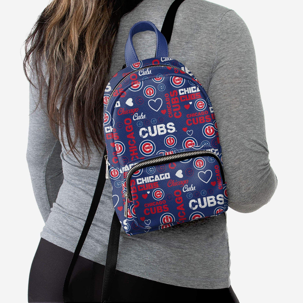 Chicago Cubs Logo Love Mini Backpack FOCO