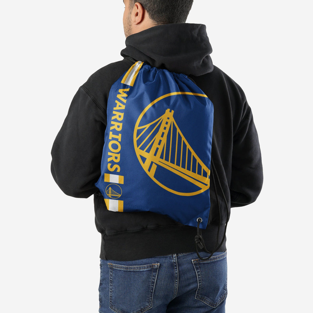 Golden State Warriors Big Logo Drawstring Backpack FOCO