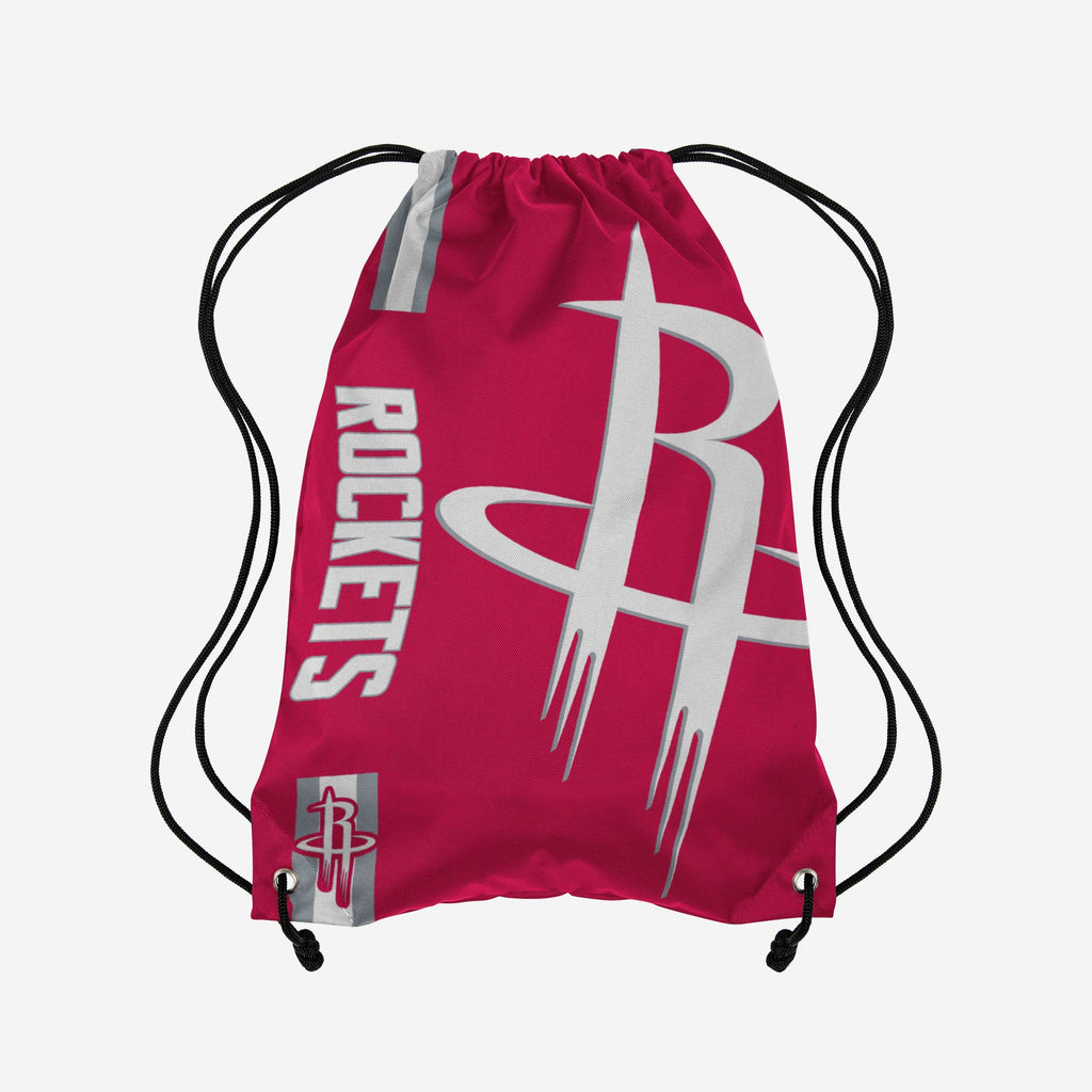 Houston Rockets Big Logo Drawstring Backpack FOCO