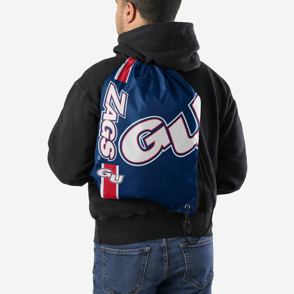Gonzaga Bulldogs Big Logo Drawstring Backpack FOCO