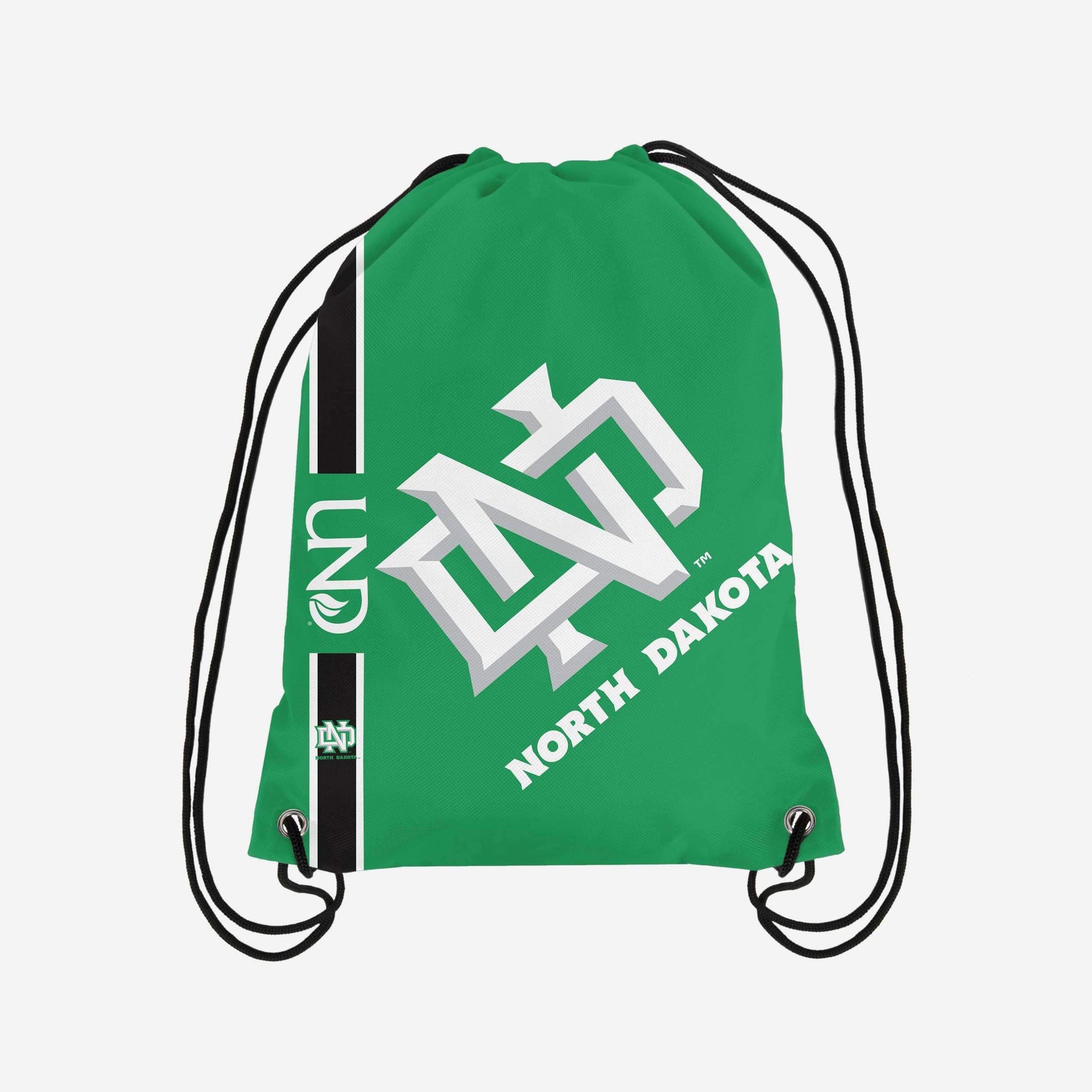 North Dakota Fighting Hawks Big Logo Drawstring Backpack FOCO