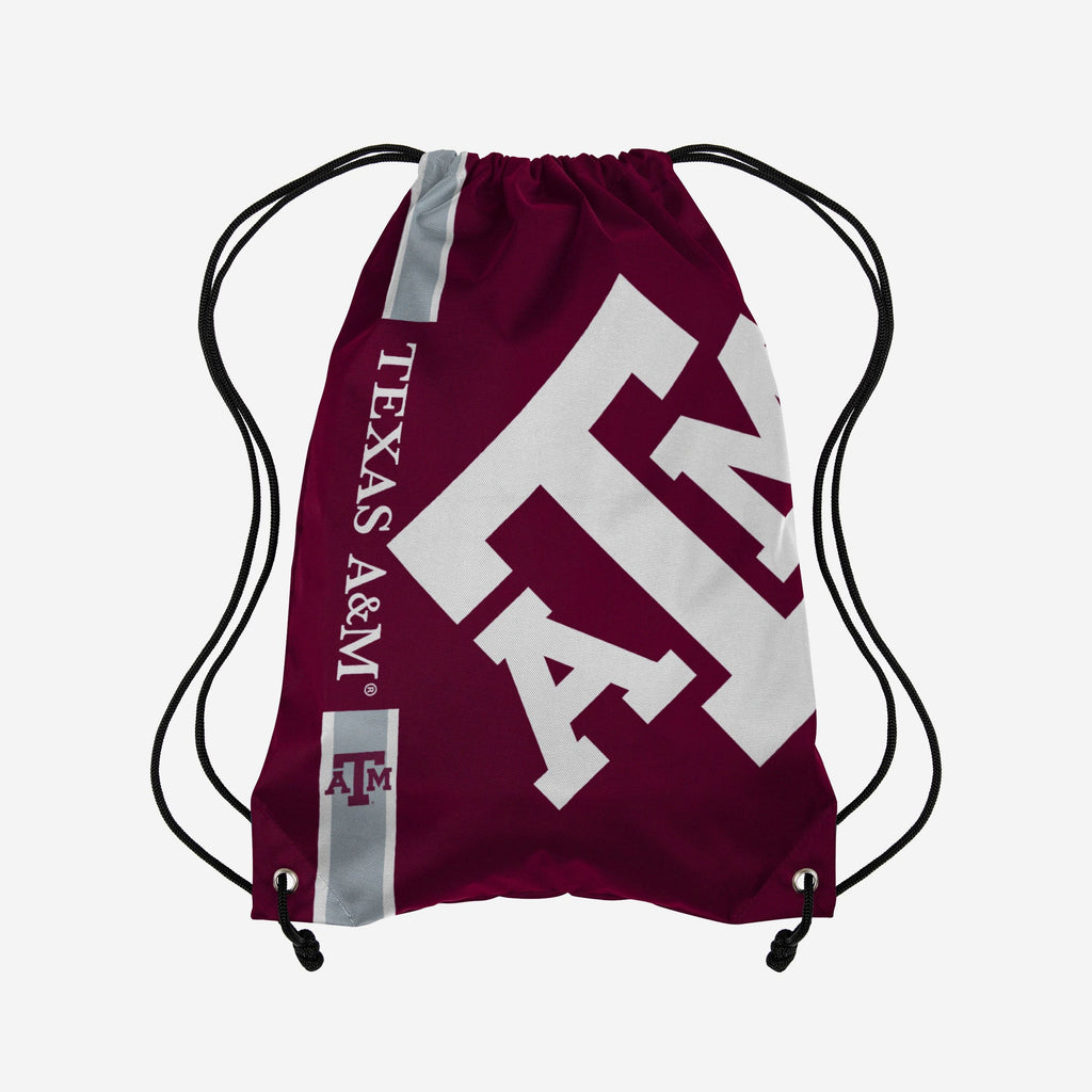 Texas A&M Aggies Big Logo Drawstring Backpack FOCO