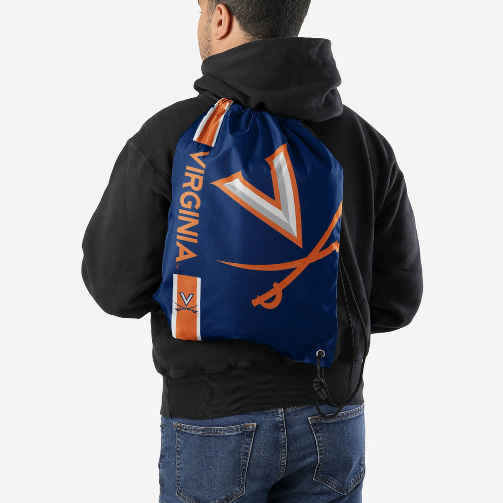 Virginia Cavaliers Big Logo Drawstring Backpack FOCO