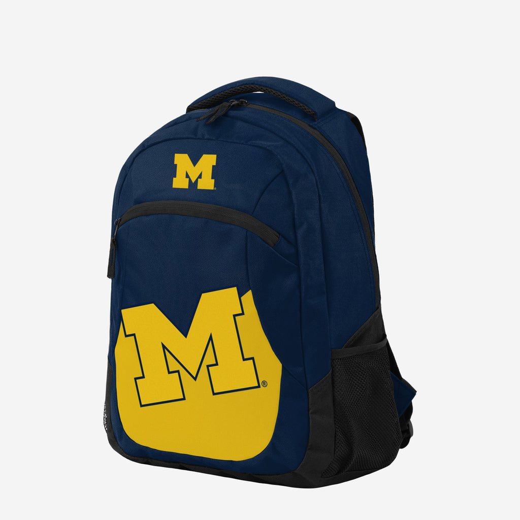 Michigan Wolverines Colorblock Action Backpack FOCO