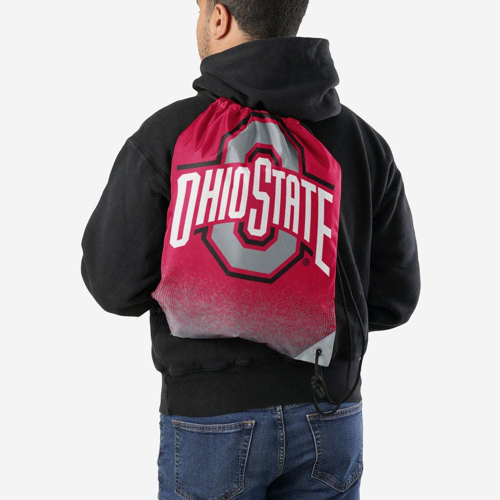 Ohio State Buckeyes Gradient Drawstring Backpack FOCO