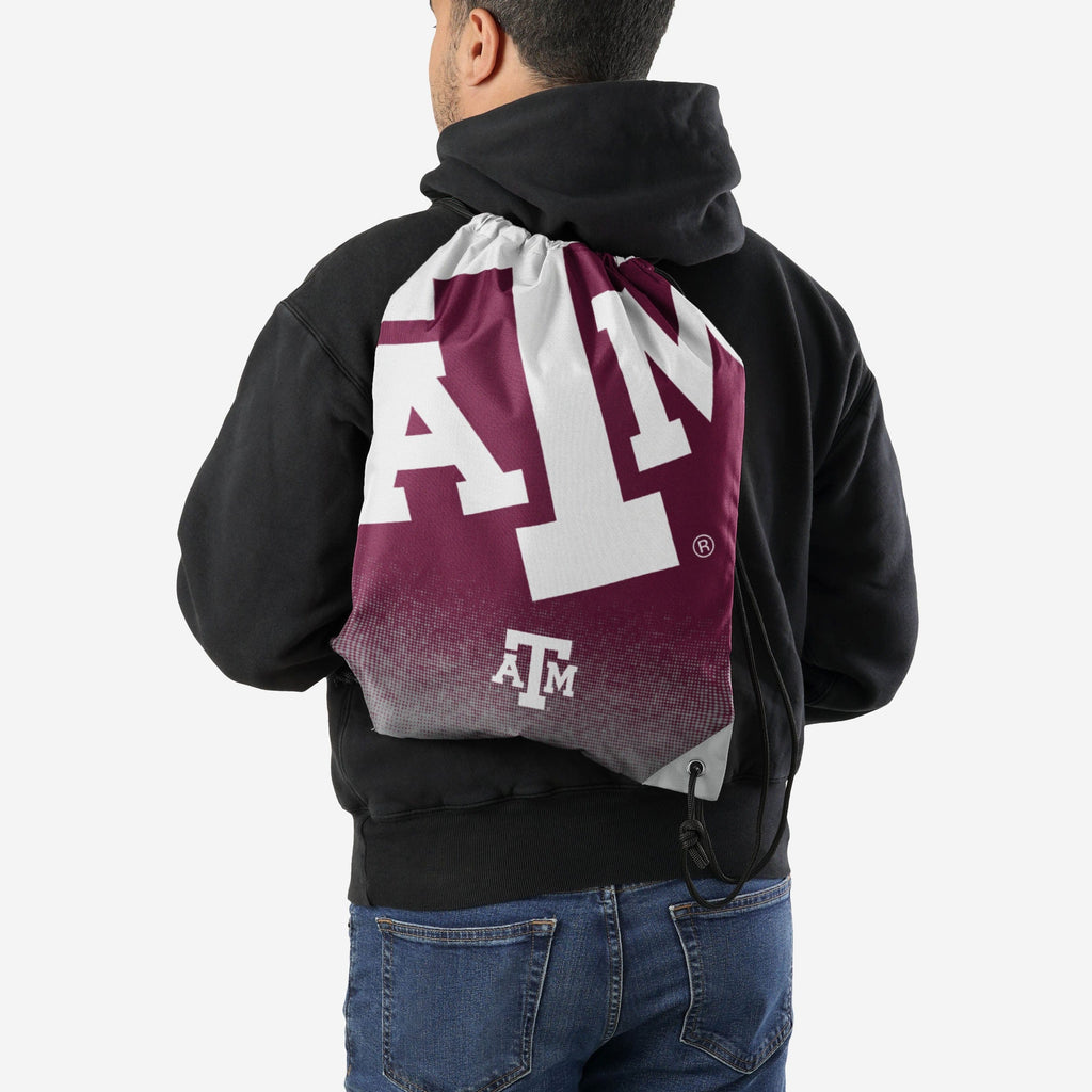 Texas A&M Aggies Gradient Drawstring Backpack FOCO