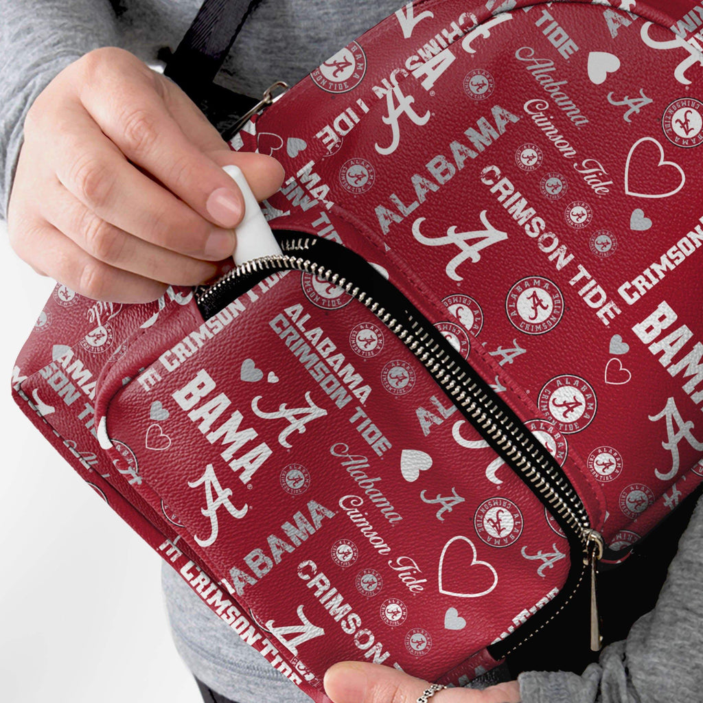 Alabama Crimson Tide Logo Love Mini Backpack FOCO
