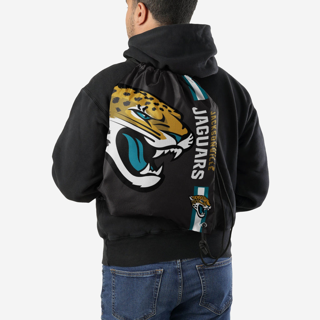Jacksonville Jaguars Big Logo Drawstring Backpack FOCO