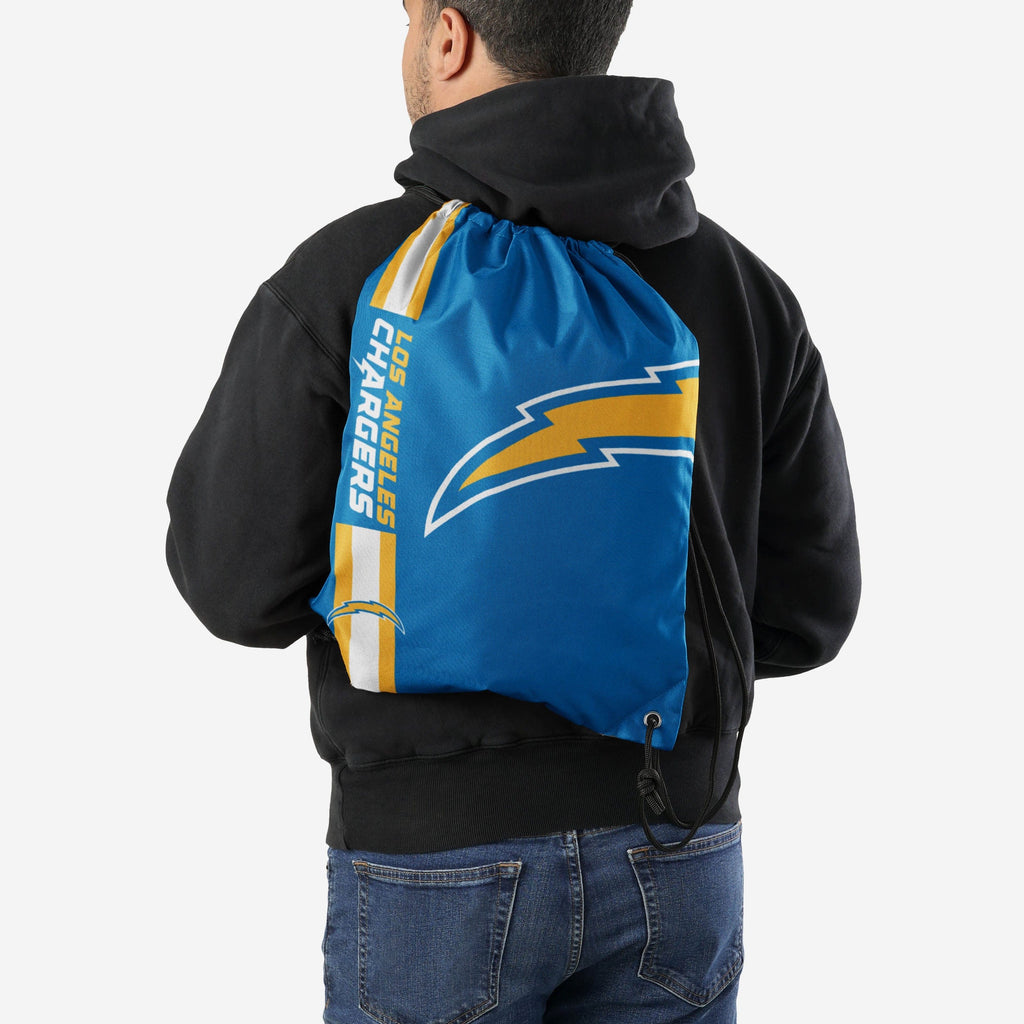 Los Angeles Chargers Big Logo Drawstring Backpack FOCO