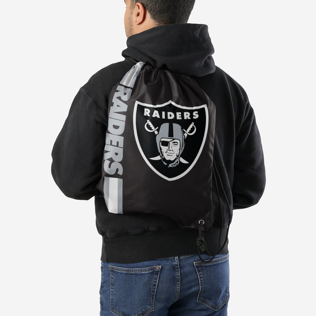 Las Vegas Raiders Big Logo Drawstring Backpack FOCO