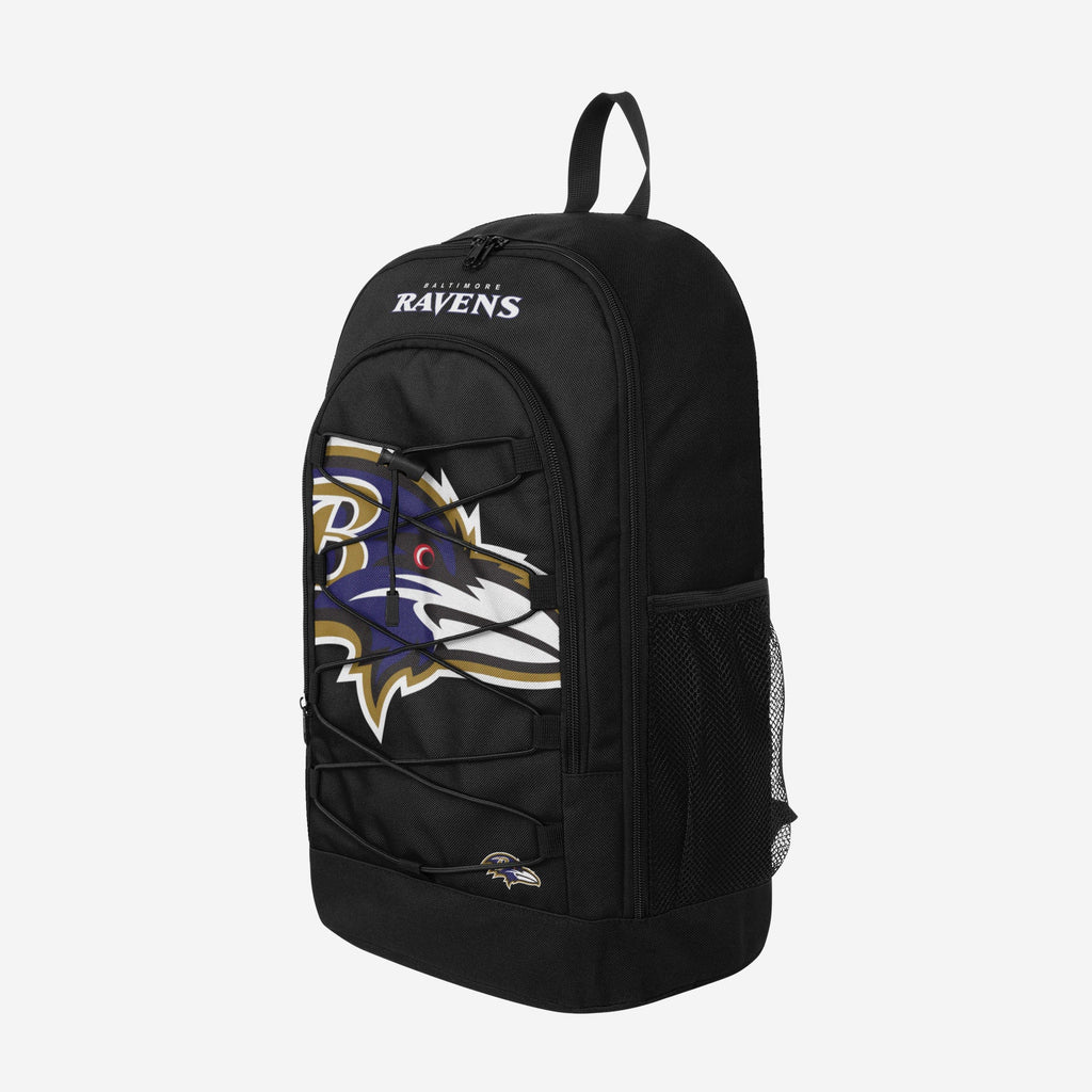 Baltimore Ravens Big Logo Bungee Backpack FOCO