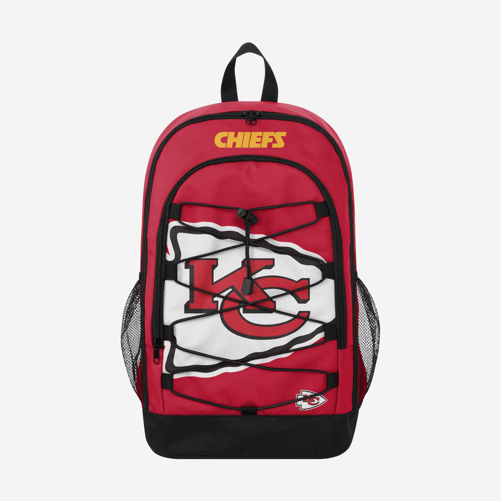 Kansas City Chiefs Big Logo Bungee Backpack FOCO