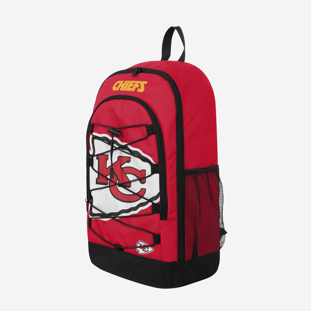 Kansas City Chiefs Big Logo Bungee Backpack FOCO