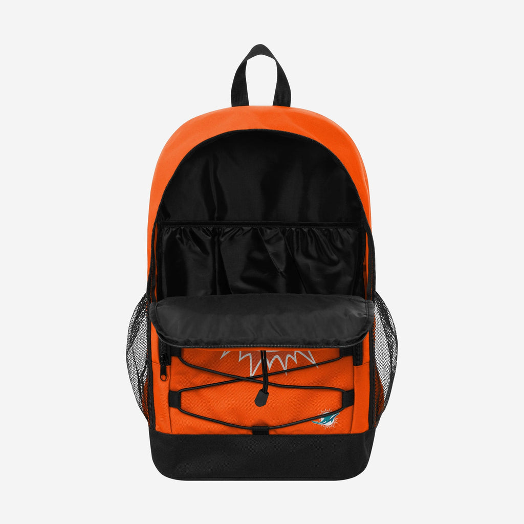 Miami Dolphins Big Logo Bungee Backpack FOCO