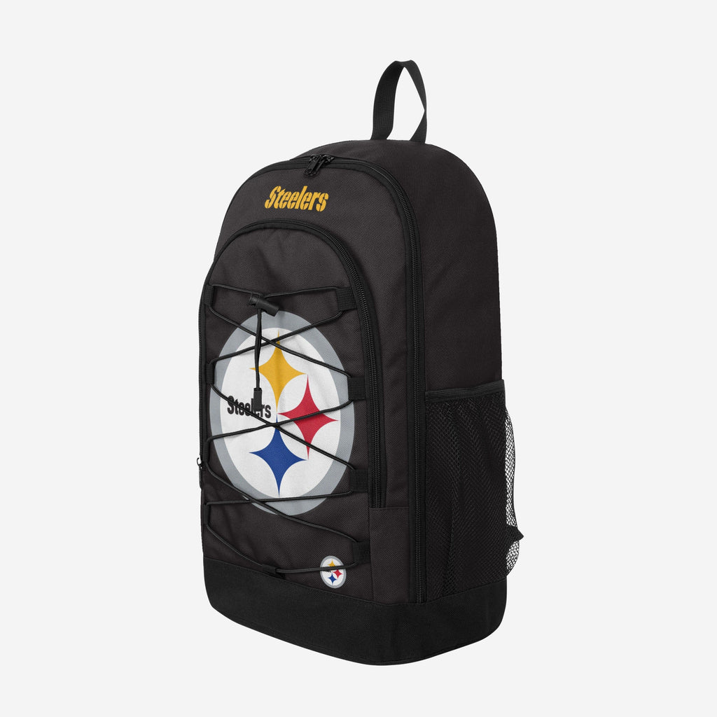 Pittsburgh Steelers Big Logo Bungee Backpack FOCO