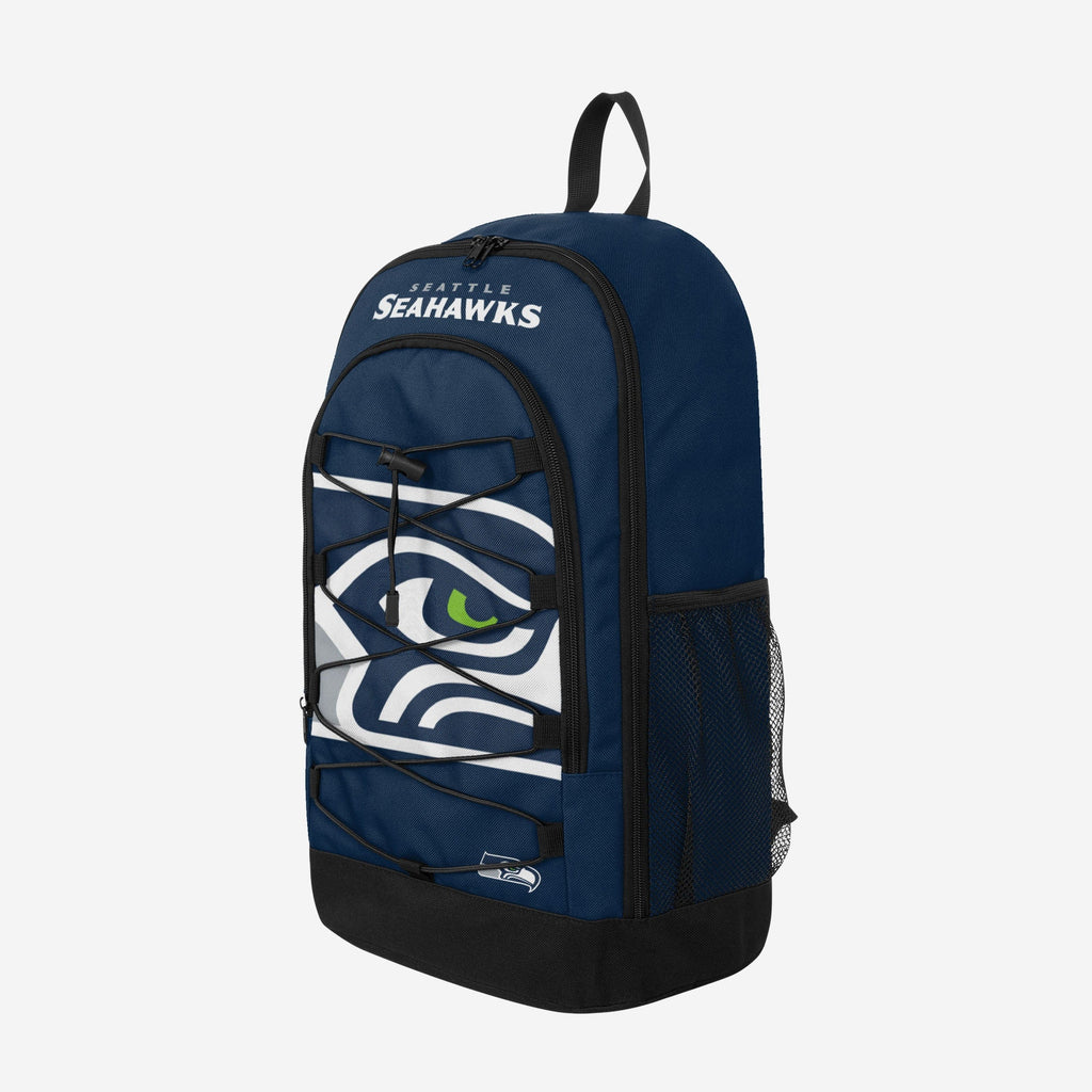 Seattle Seahawks Big Logo Bungee Backpack FOCO