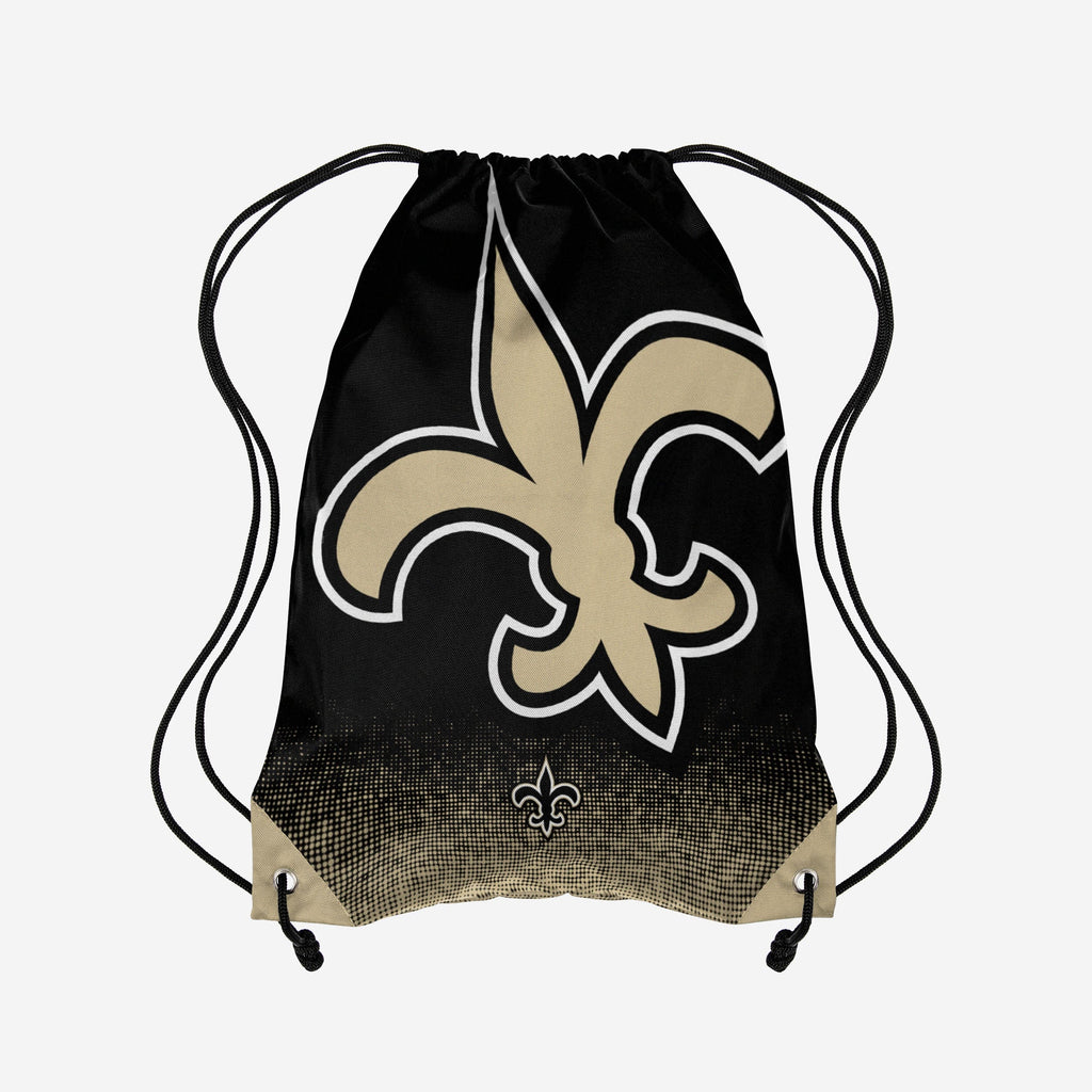 New Orleans Saints Gradient Drawstring Backpack FOCO