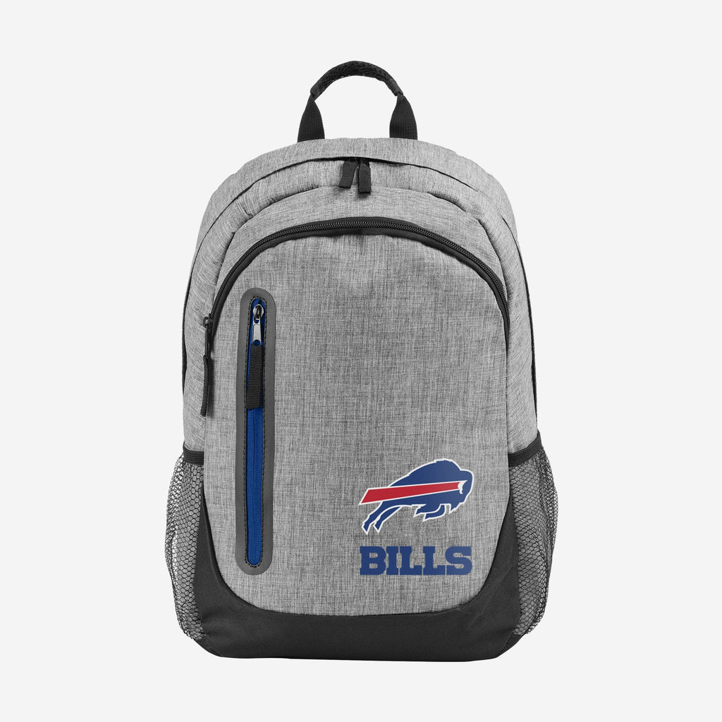Buffalo Bills Heather Grey Bold Color Backpack FOCO
