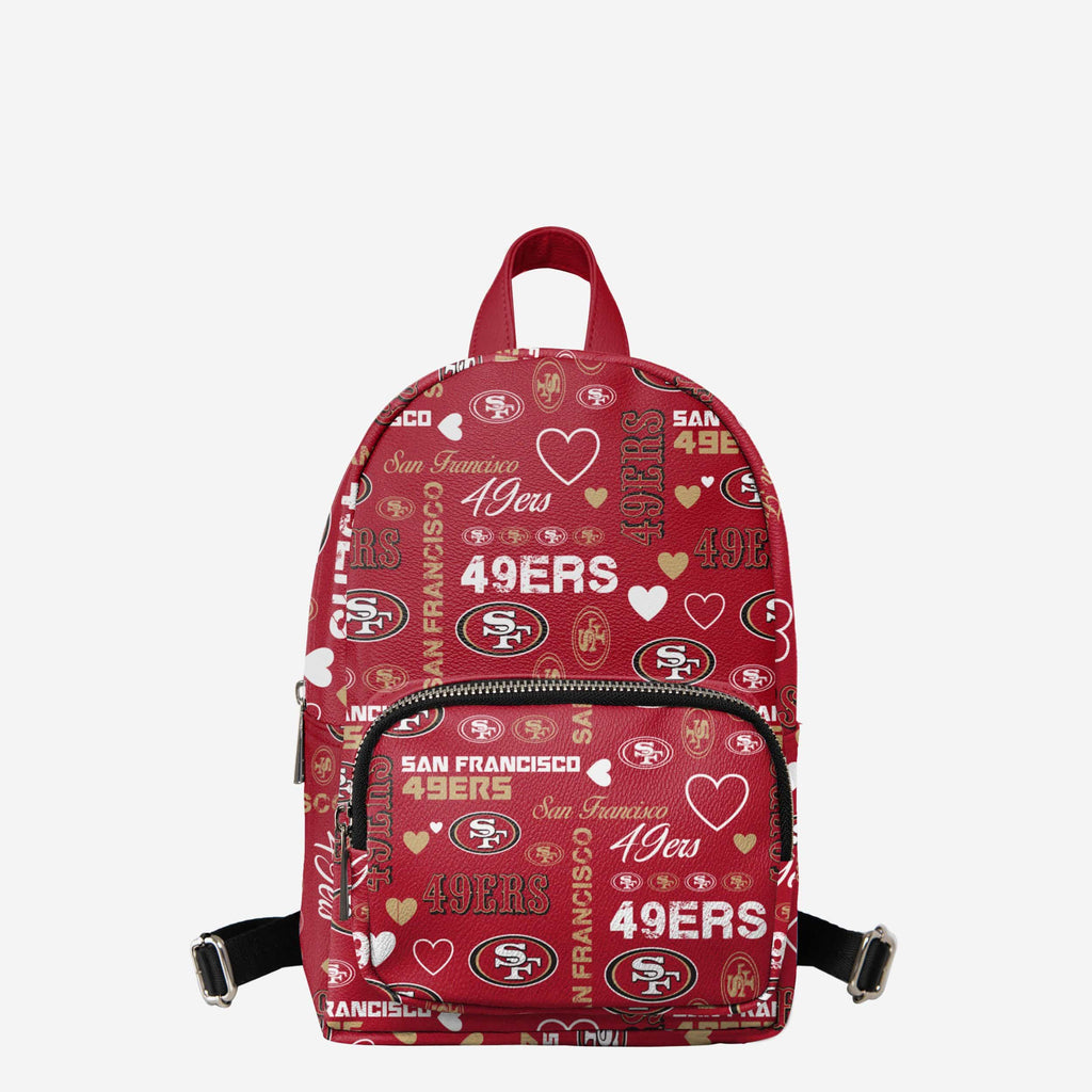 San Francisco 49ers Logo Love Mini Backpack FOCO