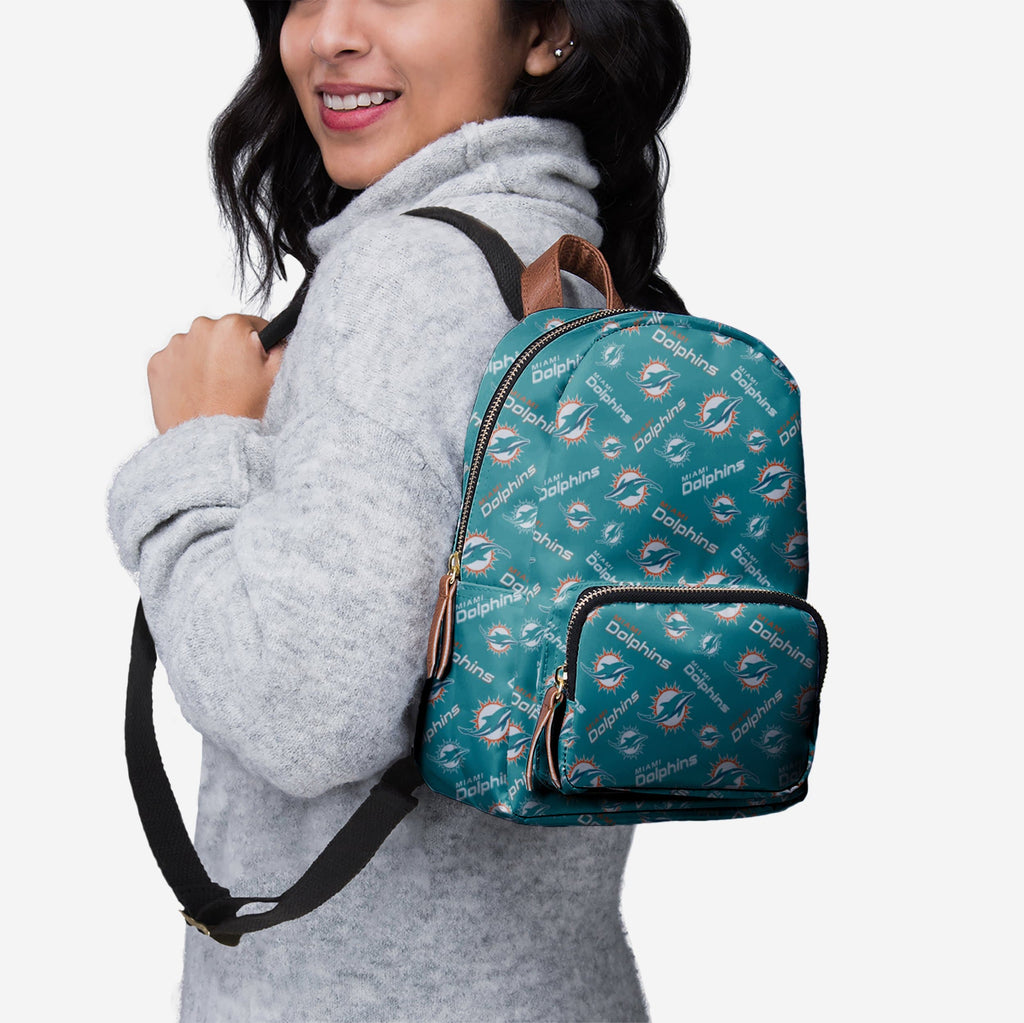 Miami Dolphins Printed Collection Mini Backpack FOCO