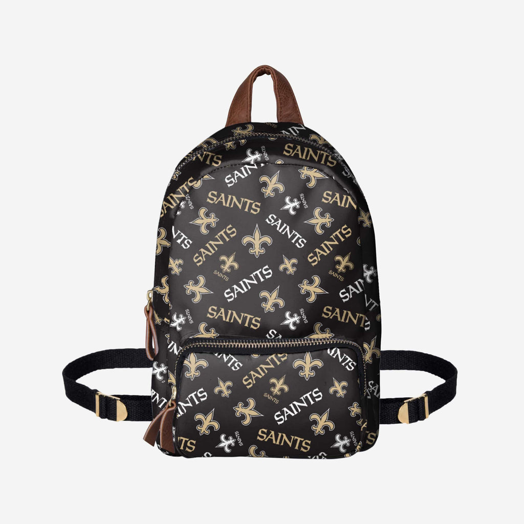 New Orleans Saints Printed Collection Mini Backpack FOCO