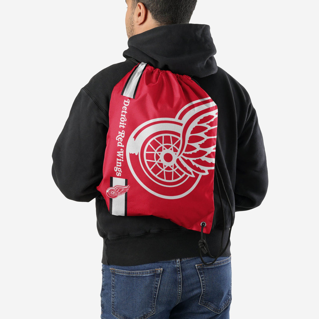 Detroit Red Wings Big Logo Drawstring Backpack FOCO