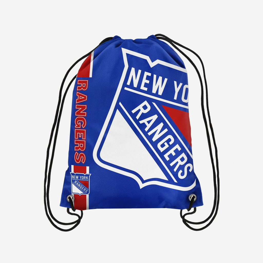 New York Rangers Big Logo Drawstring Backpack FOCO
