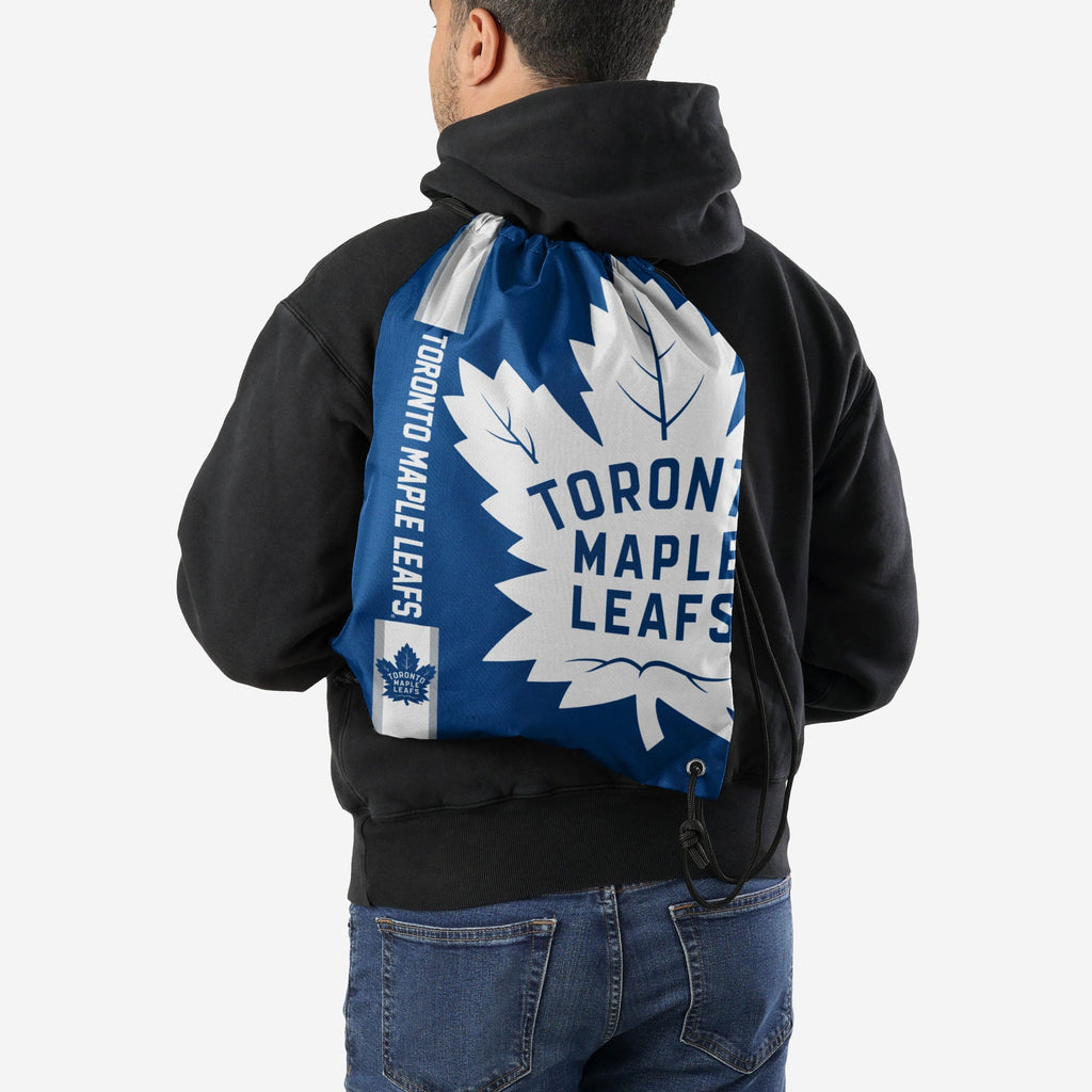 Toronto Maple Leafs Big Logo Drawstring Backpack FOCO