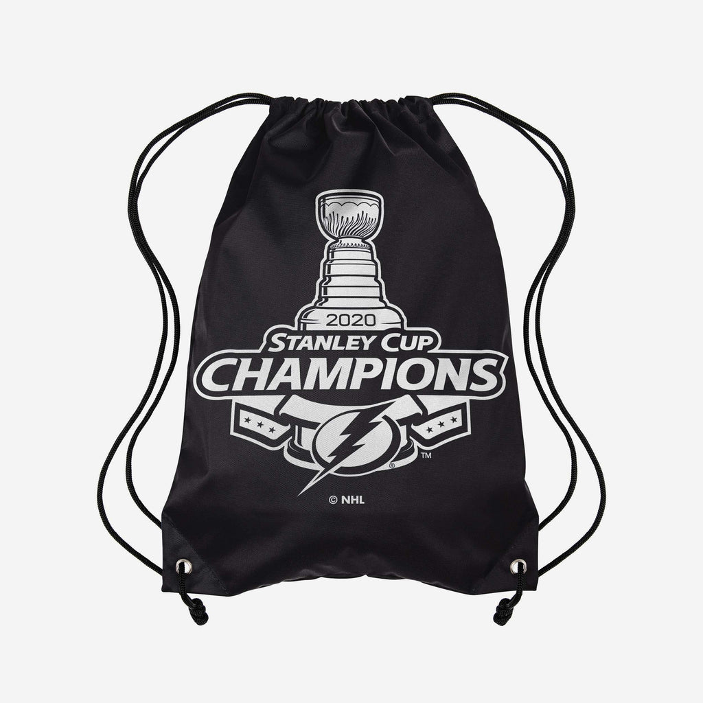 Tampa Bay Lightning 2020 Stanley Cup Champions Drawstring Backpack FOCO