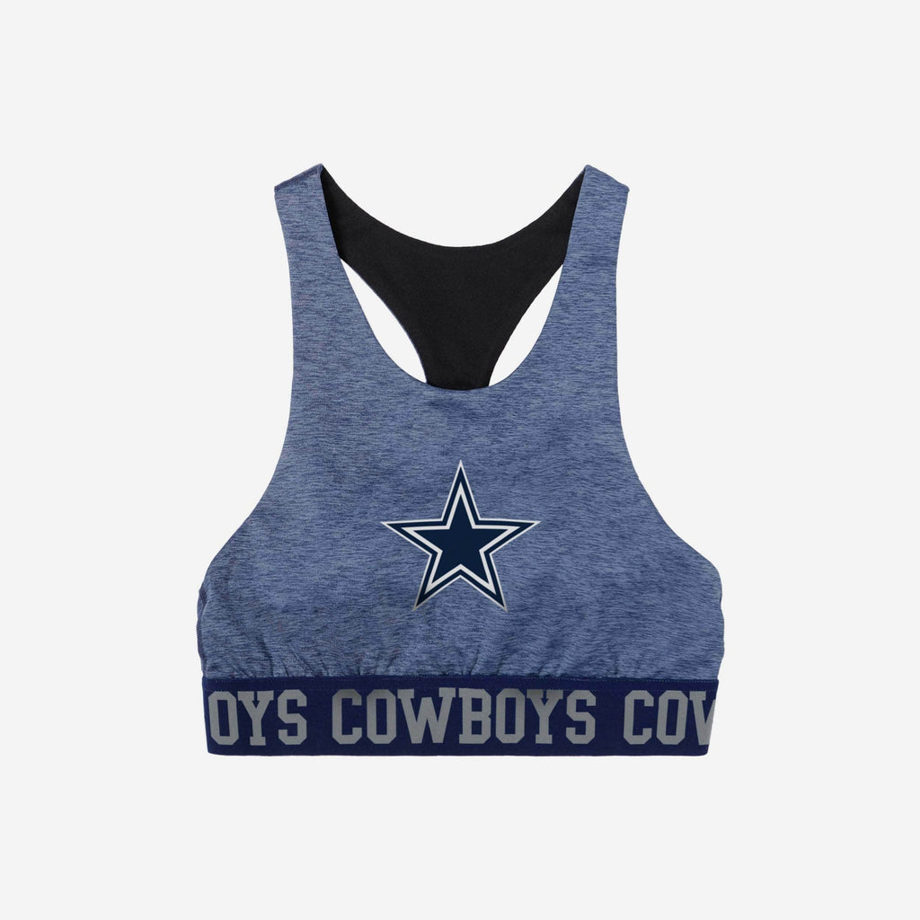 Dallas Cowboys Womens Team Color Static Sports Bra FOCO