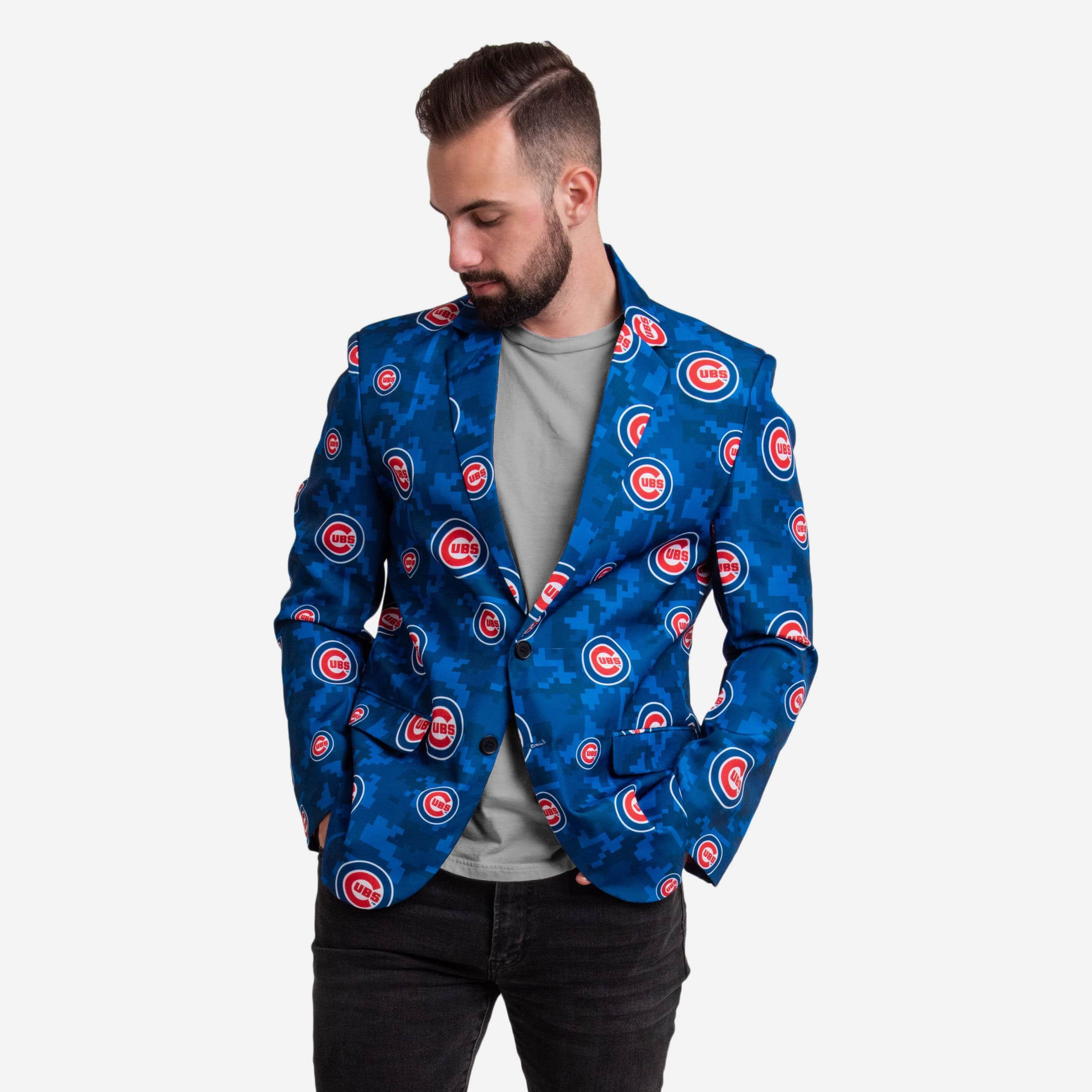 Chicago Cubs Digital Camo Suit Jacket FOCO